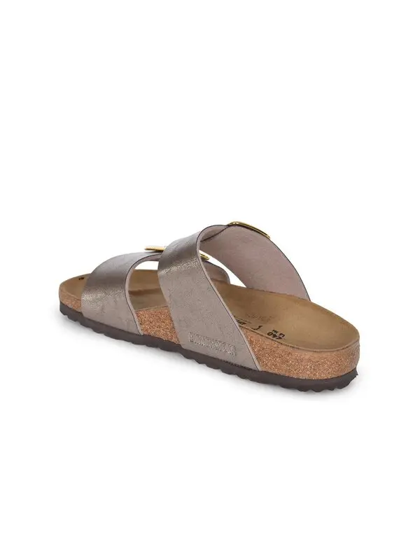 BIRKENSTOCK Arizona Big Buckle Leather Slides