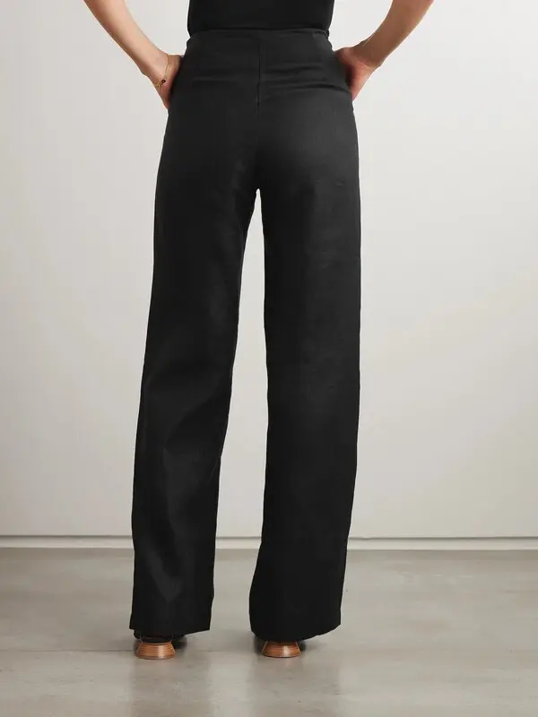 Faithfull The Brand Sanne Linen Straight-leg Pants