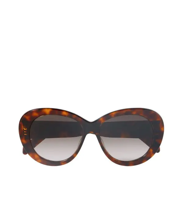 Celine Triomphe Round-frame Sunglasses - Brown