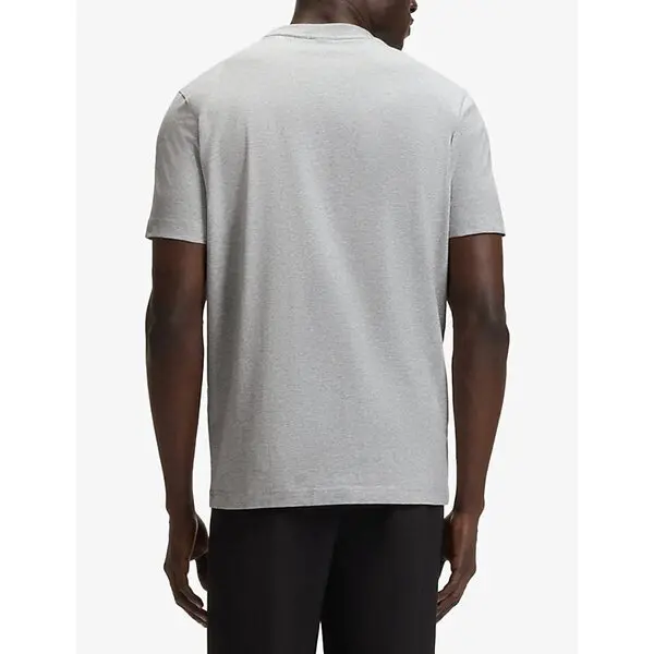 BOSS Logo-embroidered Regular-fit Stretch-cotton T-shirt Xxl
