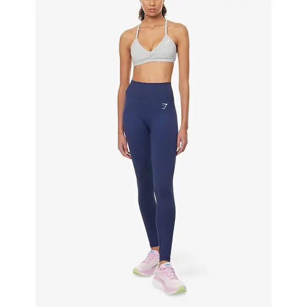 GYMSHARK Minimal-coverage Cotton-jersey Sports Bra