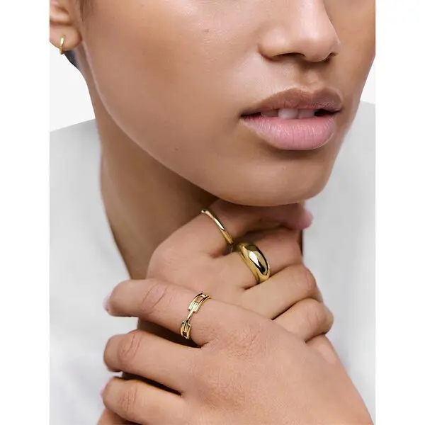 Monica Vinader Signature Link Stacking Ring