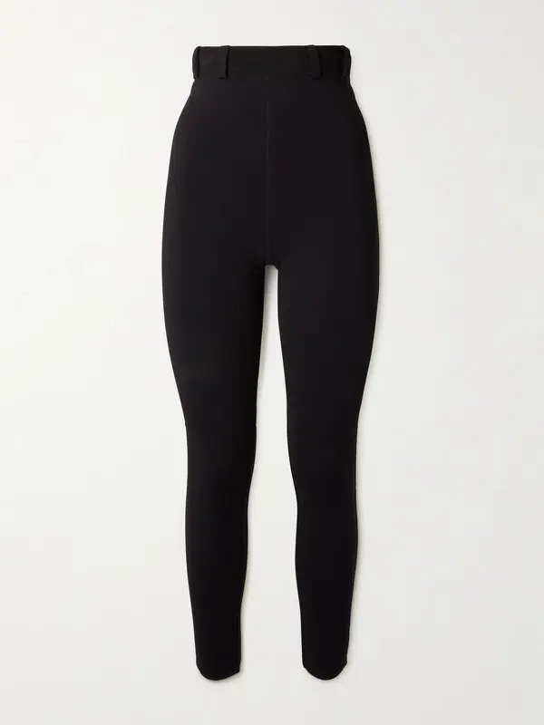 Alaïa Stretch-knit Leggings - Black