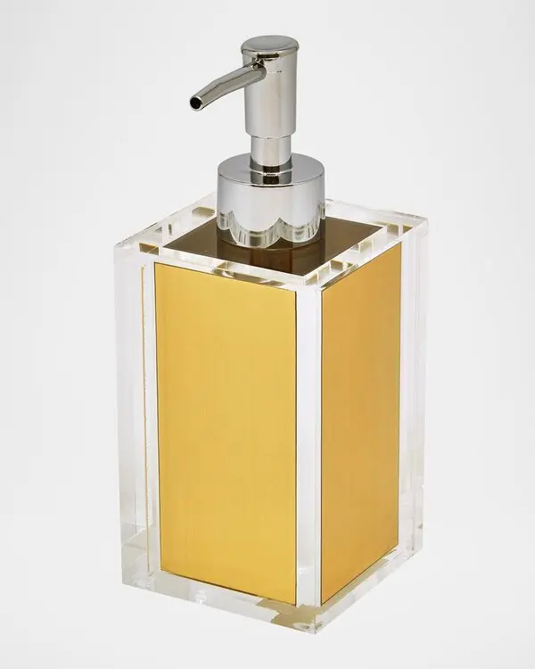 TIZO Lucite Soap Dispenser - Gold