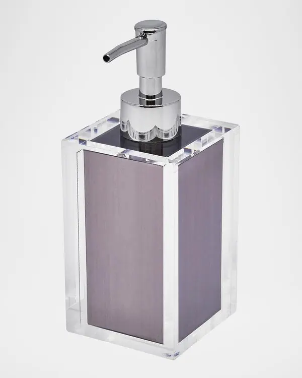 TIZO Lucite Soap Dispenser - Silver