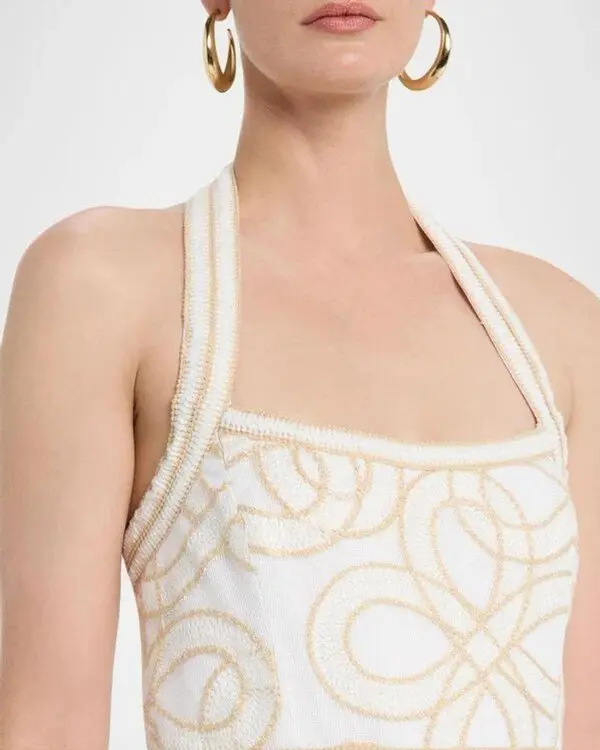 Rebecca Vallance Irena Halter Midi Dress