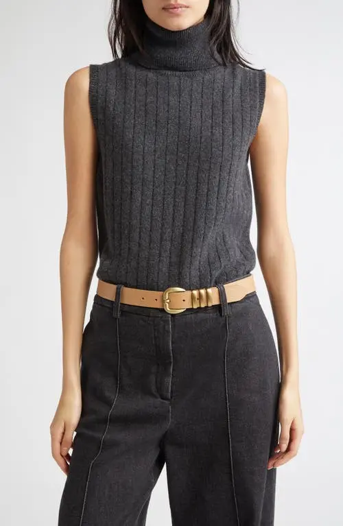 Eleventy Wool And Cashmere Turtleneck Sweater Vest