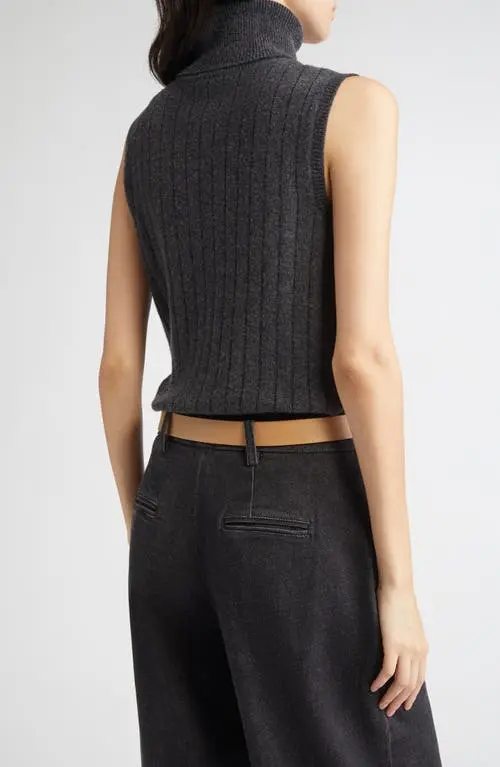 Eleventy Wool And Cashmere Turtleneck Sweater Vest