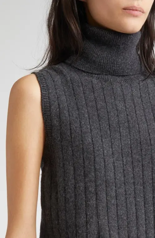 Eleventy Wool And Cashmere Turtleneck Sweater Vest
