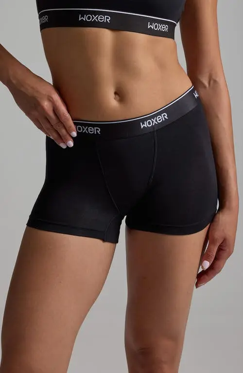 WOXER Star Ultra-soft 3-inch Boxer Briefs - Black 2.0