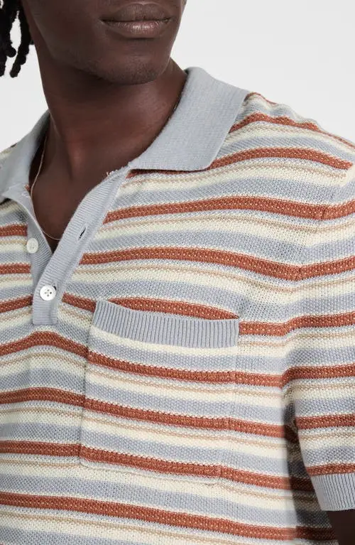 Madewell Cotton & Linen Sweater Polo