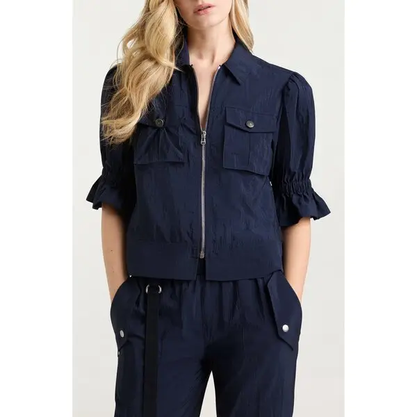 Cinq À Sept Holly Parachute Jacket - Navy