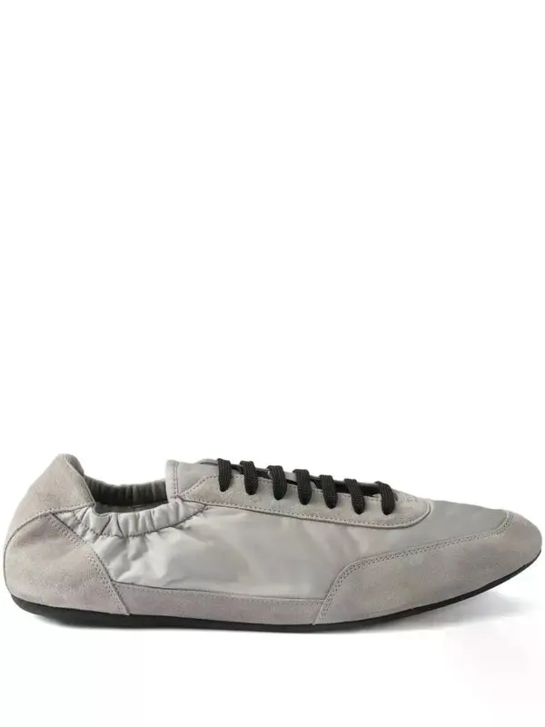Prada Collapse Lace-up Sneakers - Grey