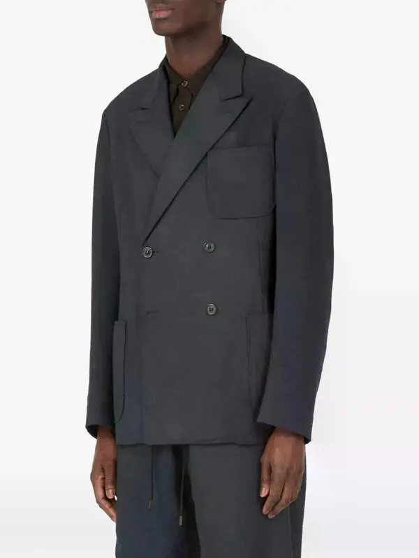 MAISON MARGIELA Double-breasted Patch-pocket Jacket