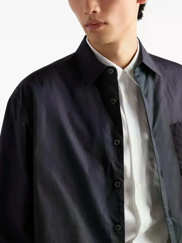 Prada Patch-pocket Classic-collar Shirt
