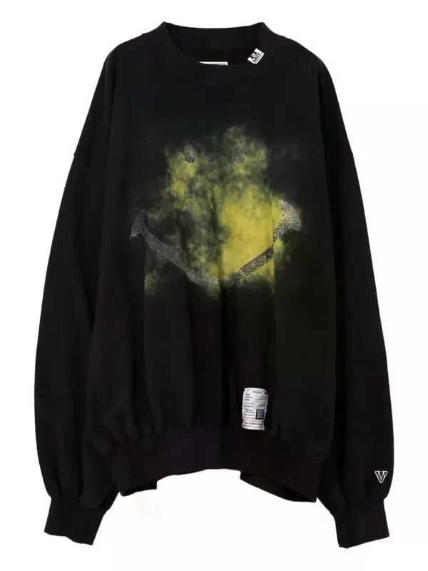 Mihara Yasuhiro Smiley Face-print Sweatshirt