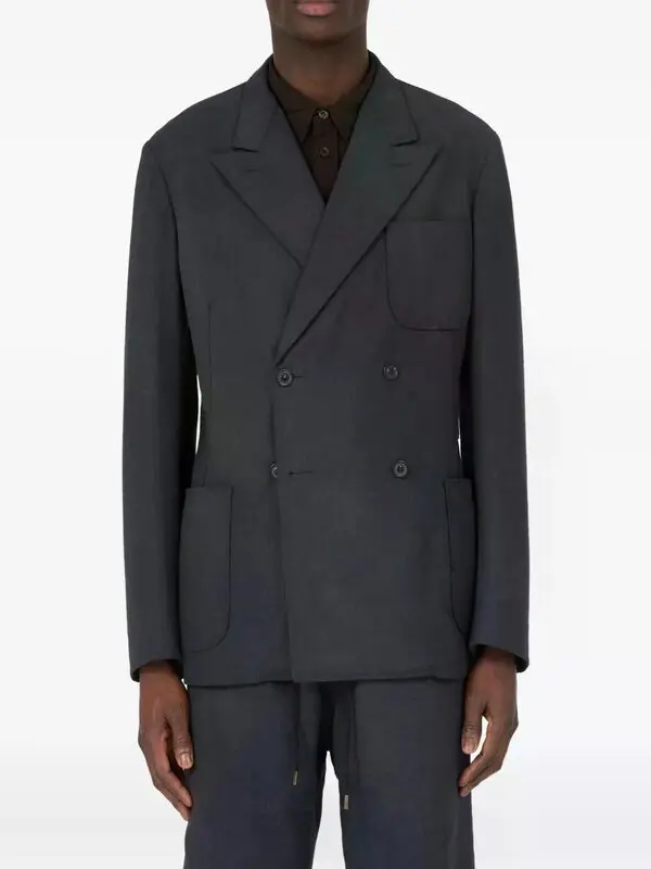 MAISON MARGIELA Double-breasted Patch-pocket Jacket