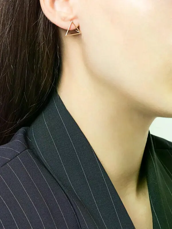 Shihara Diamond Triangle Earring 15