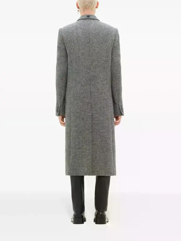 COURREGES Single-breasted Wool-blend Coat