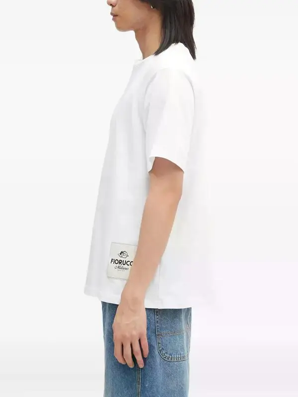 Fiorucci Logo-patch T-shirt