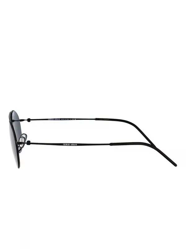 Giorgio Armani Round-frame Double-bridge Sunglasses
