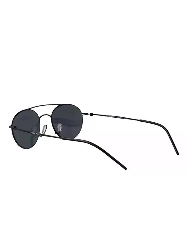 Giorgio Armani Round-frame Double-bridge Sunglasses