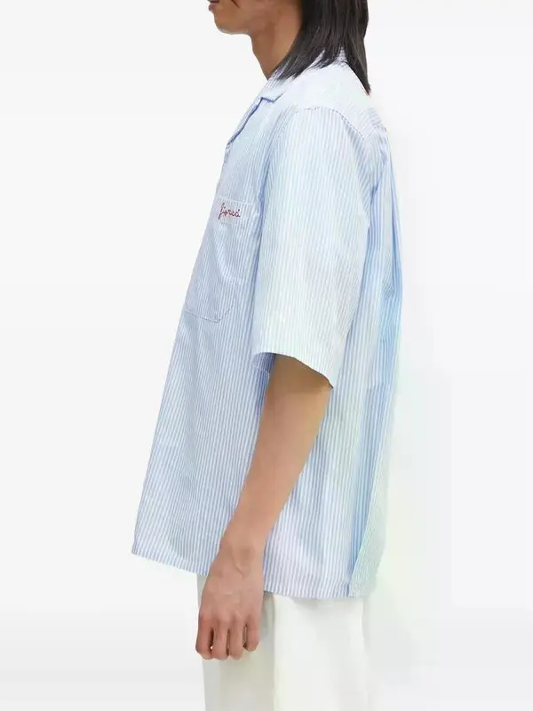 Fiorucci Striped Embroidered Shirt