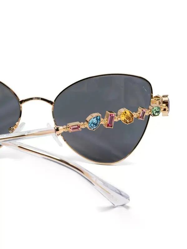 SWAROVSKI Cat-eye Sunglasses With Crystal Embellishments