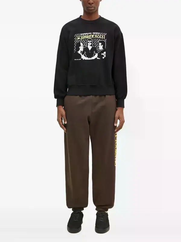 Aries Graphic-print Crew-neck Sweatshirt