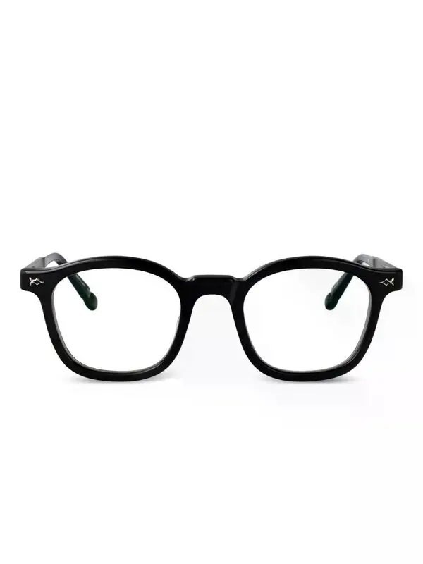 Matsuda Square-frame Glasses - Black
