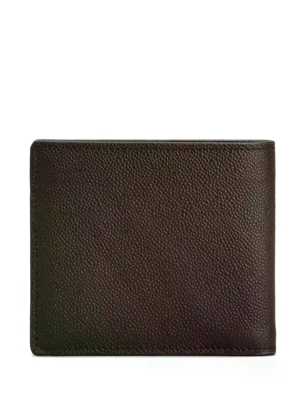 TOD'S Leather Bi-fold Wallet - Brown