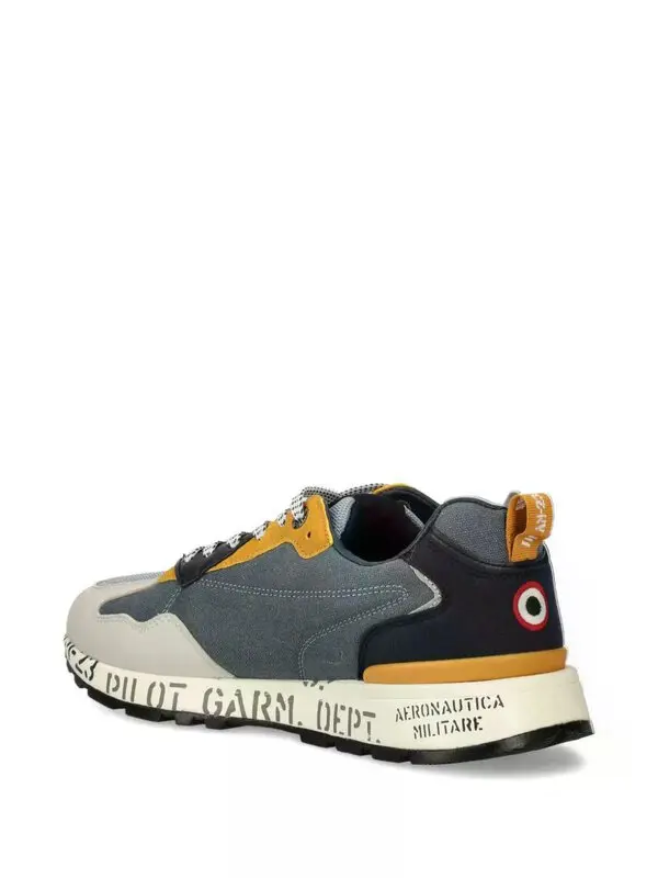 AERONAUTICA MILITARE Logo-embroidered Sneakers