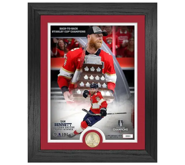 HIGHLAND MINT 2025 Florida Panthers Conn Smythe Trophy Winner Frame - One-color