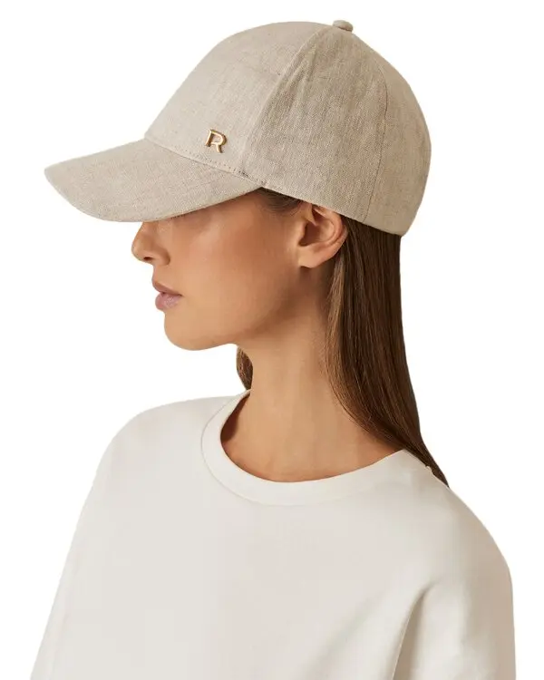 REISS Lilly Linen Cap