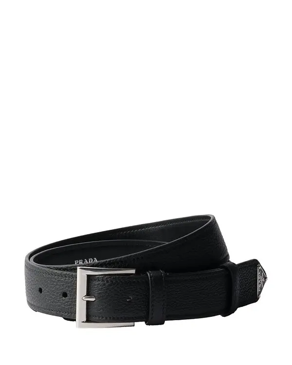 Prada Leather Belt - Black
