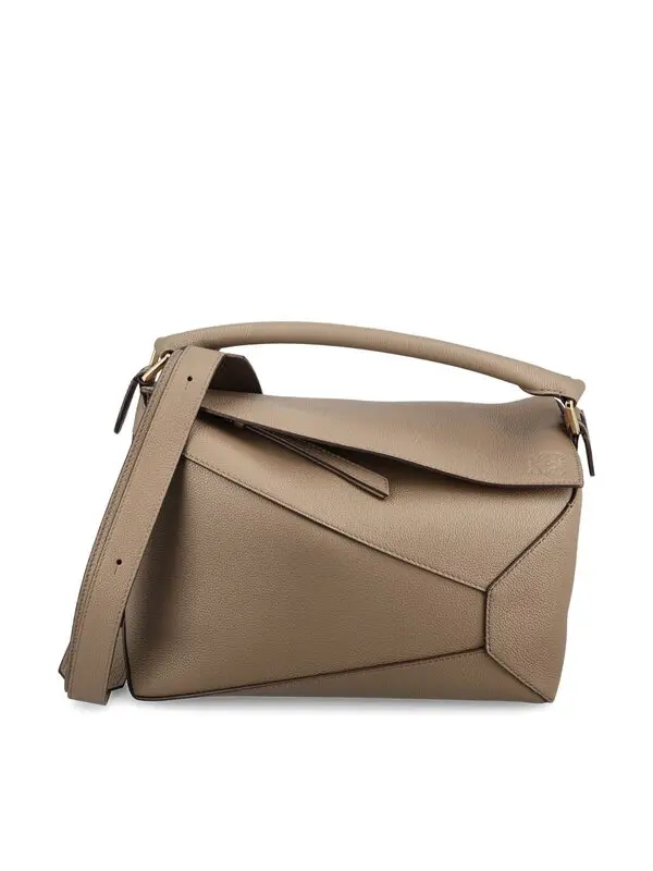 Loewe Puzzle Edge Medium Bag - Beige