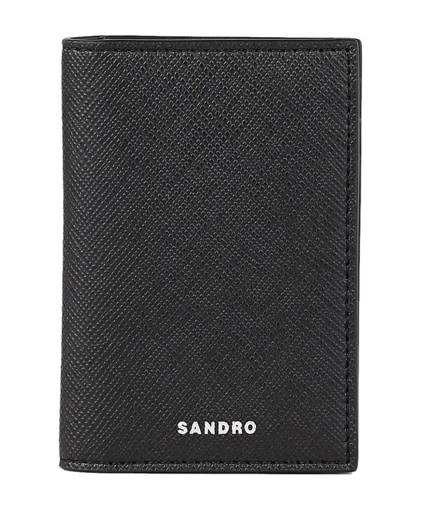 Sandro Fw24 New Card Holder - Black