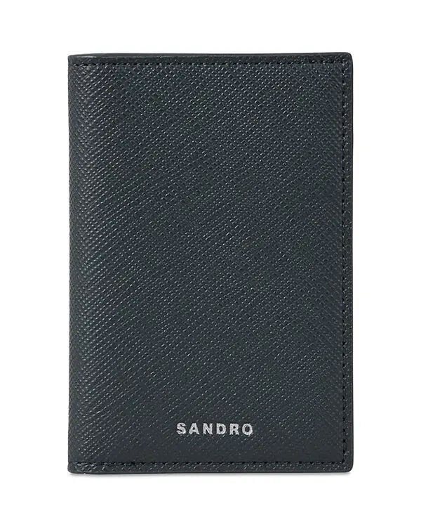 Sandro Fw24 New Card Holder - Steel