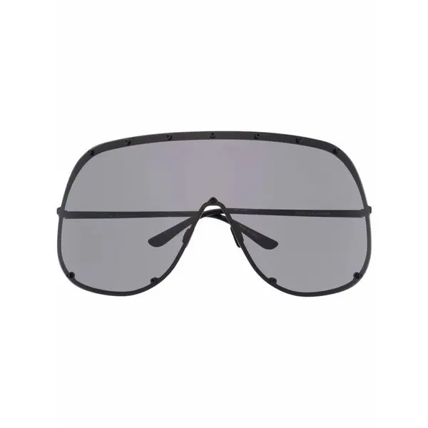 Rick Owens Shield Sunglasses - Black