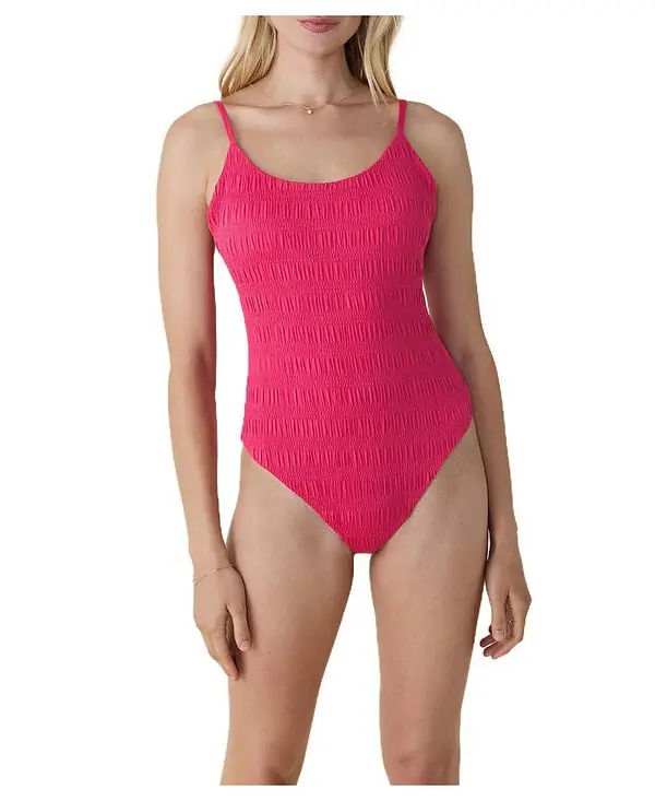 ANDIE Lucaya Low Back Tie One-piece Swimsuit - Bright Begonia
