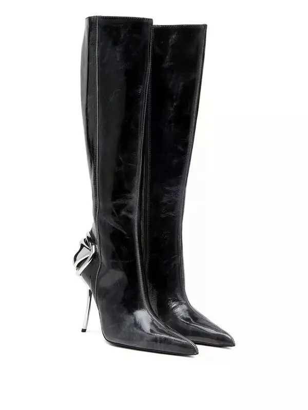 DIESEL 105mm D-ten & Half Knee-high Boots