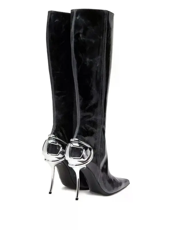 DIESEL 105mm D-ten & Half Knee-high Boots