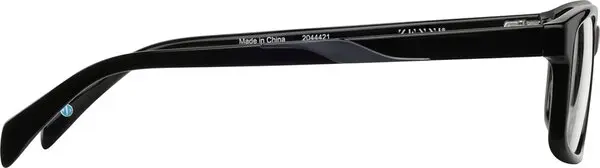 Zenni Rectangle Full Rim Bio-based Frame - Black