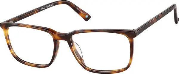 Zenni Rectangle Full Rim Bio-based Frame - Tortoiseshell