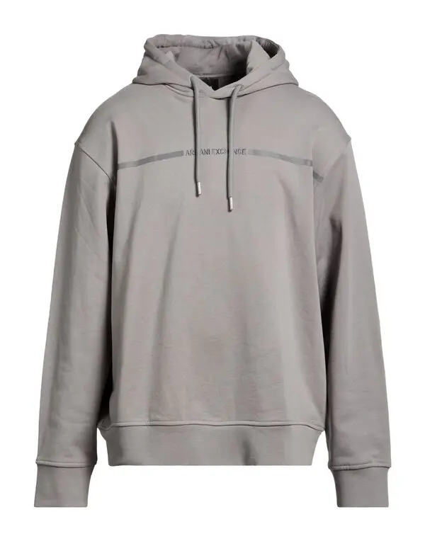 Armani Exchange Cotton Blend Hoodie - Grey