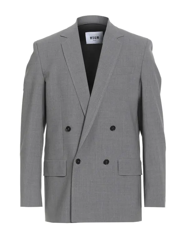 MSGM Blazer Size Virgin Wool, Elastane