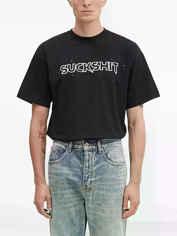 Aries Outline-print T-shirt