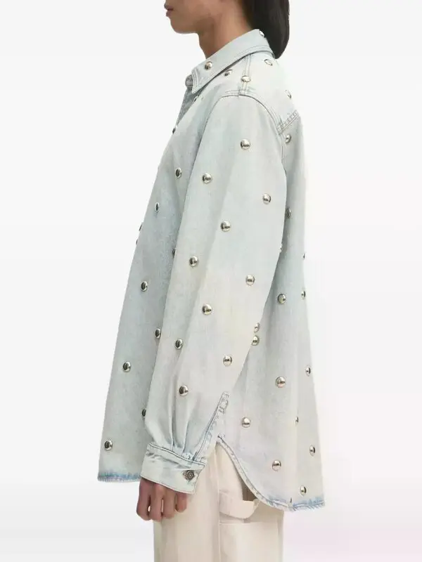 Fiorucci Studded Denim Shirt