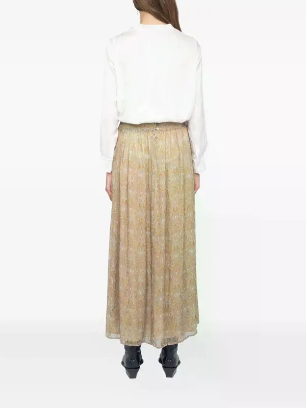 Zadig&Voltaire Jady Paisley-print Maxi Skirt