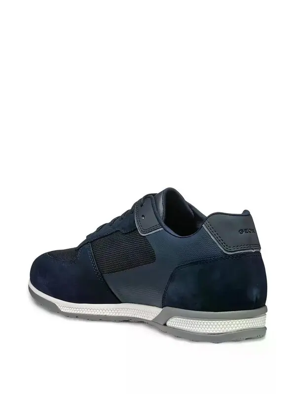 Geox Spherica Actif Suede And Mesh Sneakers